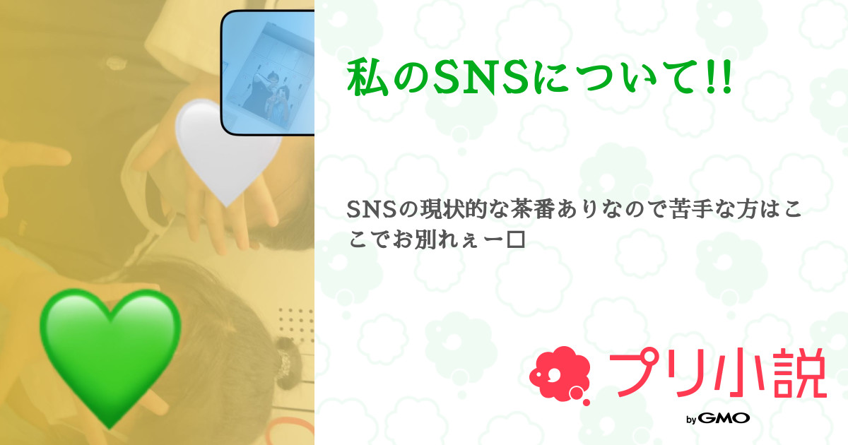 私のSNSについて!! - 全2話 【連載中】（Hinata 히나타 17さんの小説） | 無料スマホ夢小説ならプリ小説 byGMO